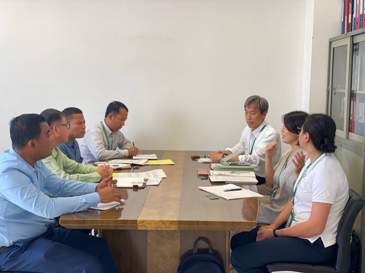 កិច្ចសម្ភាសន៍ជាមួយក្រុមការងាររបស់អង្គការ JICA ក្រោមគម្រោង SATREPS ...